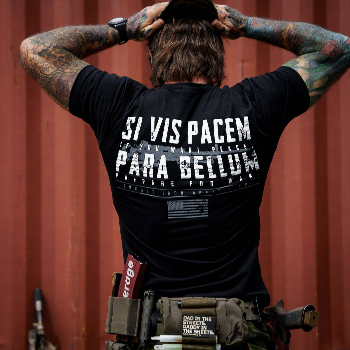 If You Want Peace Prepare For War. | SI VIS PACEM PARA BELLUM Men's T- – Bad Flag Store