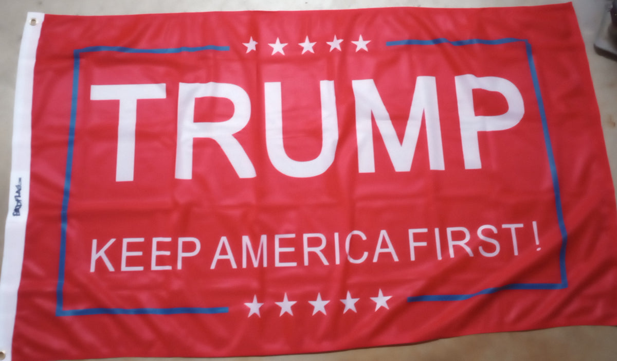 Trump Keep America First Flag – Bad Flag Store