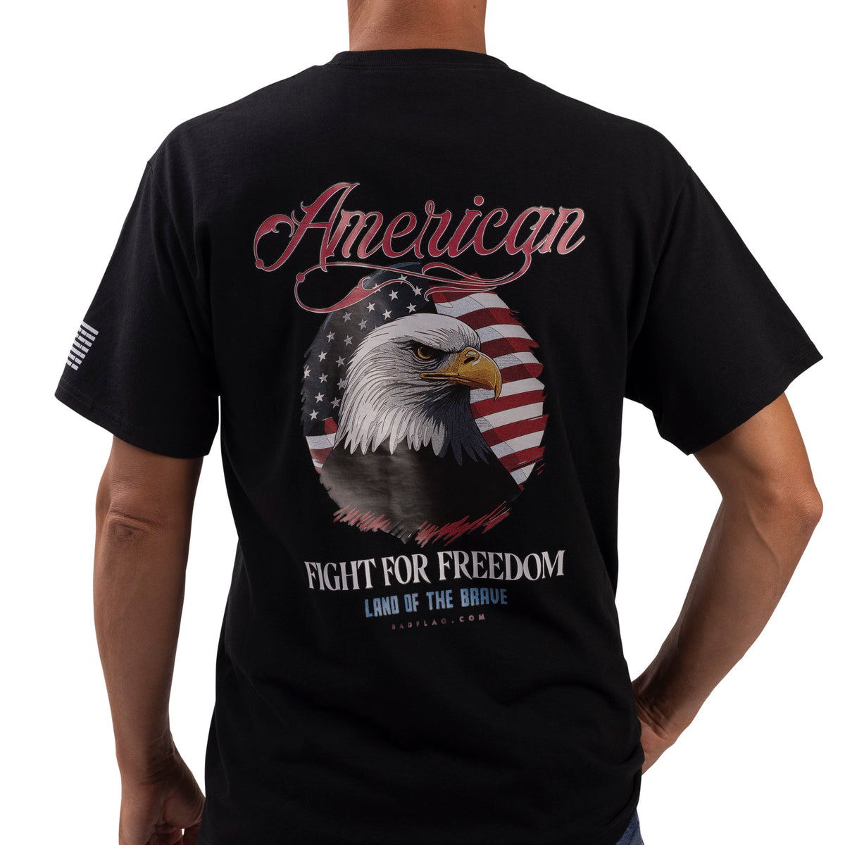 Fight for Freedom Graphic Tee-black – Bad Flag Store