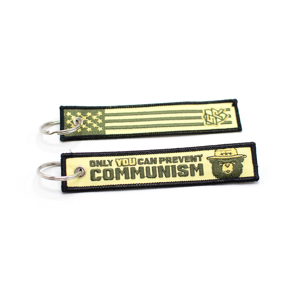 Only You Can Prevent Communism Jet Tag Keychain – Bad Flag Store