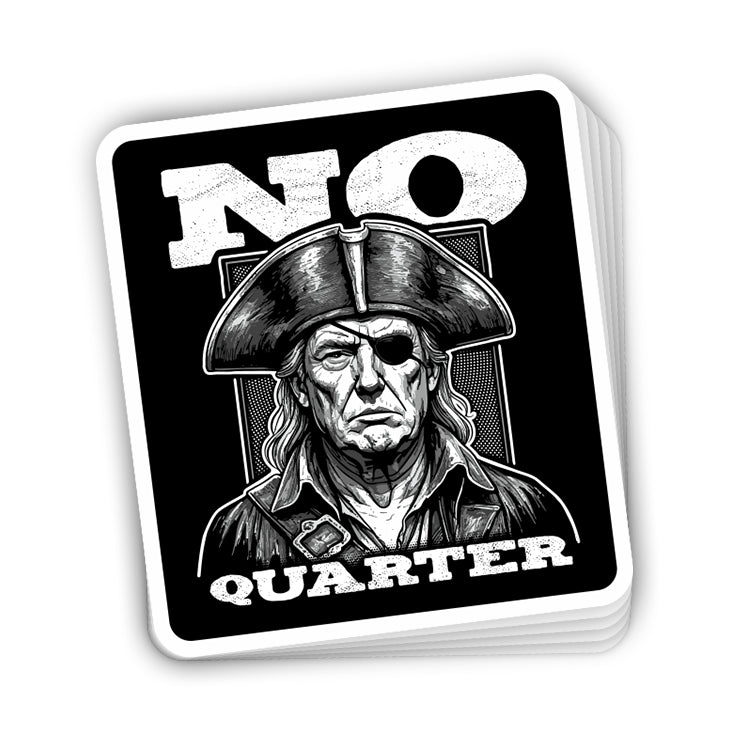 No Quarter Trump Decal – Bad Flag Store