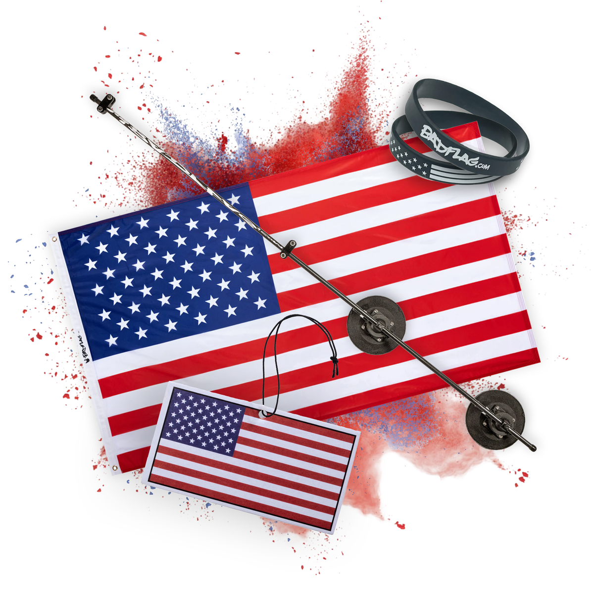 BadFlag Pole + American Flag Bundle (FREE Shipping) – Bad Flag Store