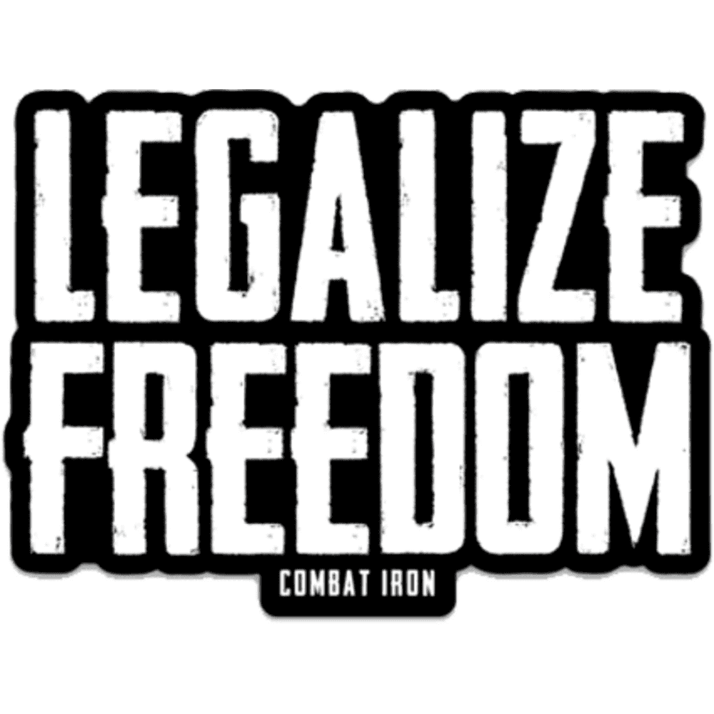 LEGALIZE FREEDOM ALL WEATHER DECAL – Bad Flag Store