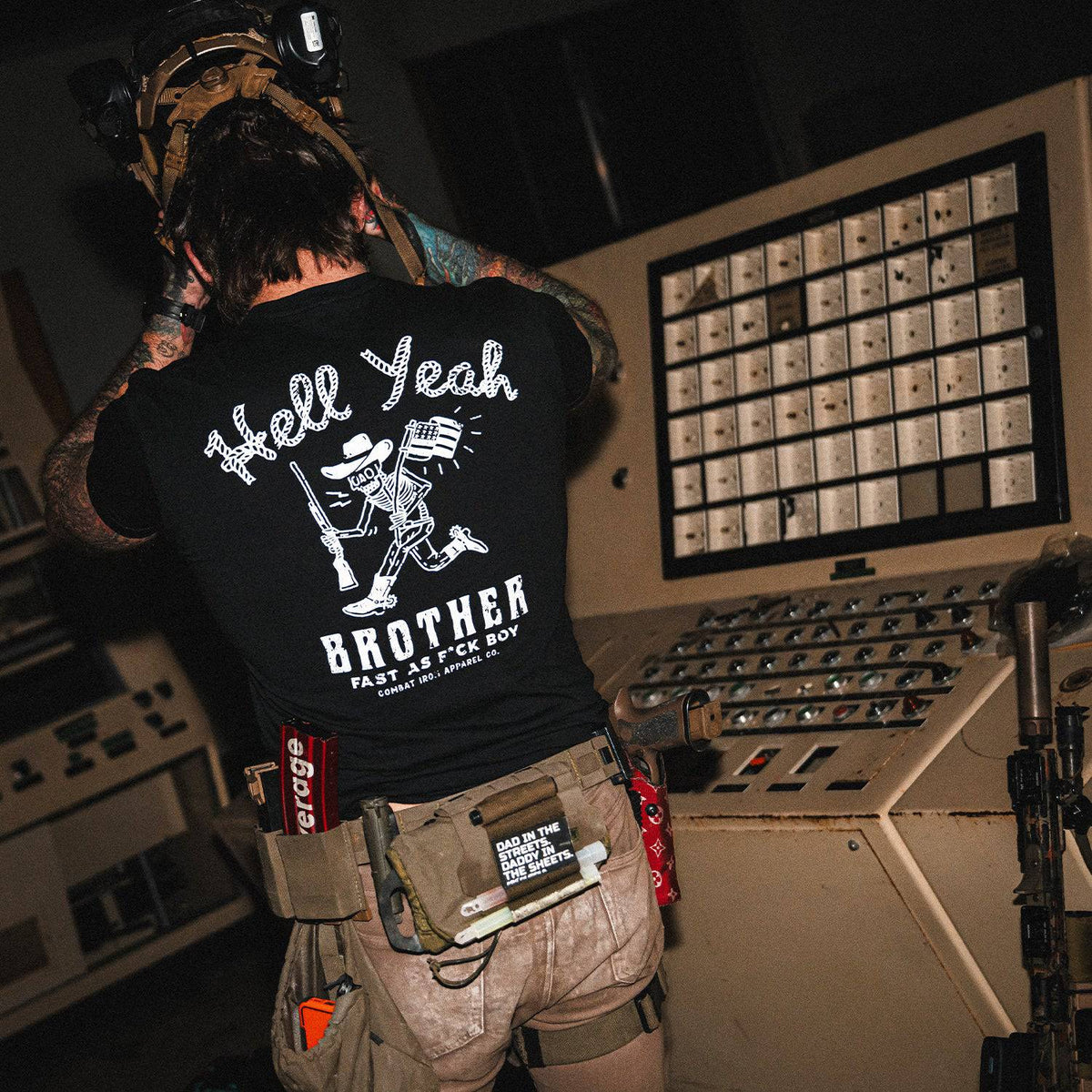 Hell Yeah Brother Cowboy Men's T-Shirt – Bad Flag Store